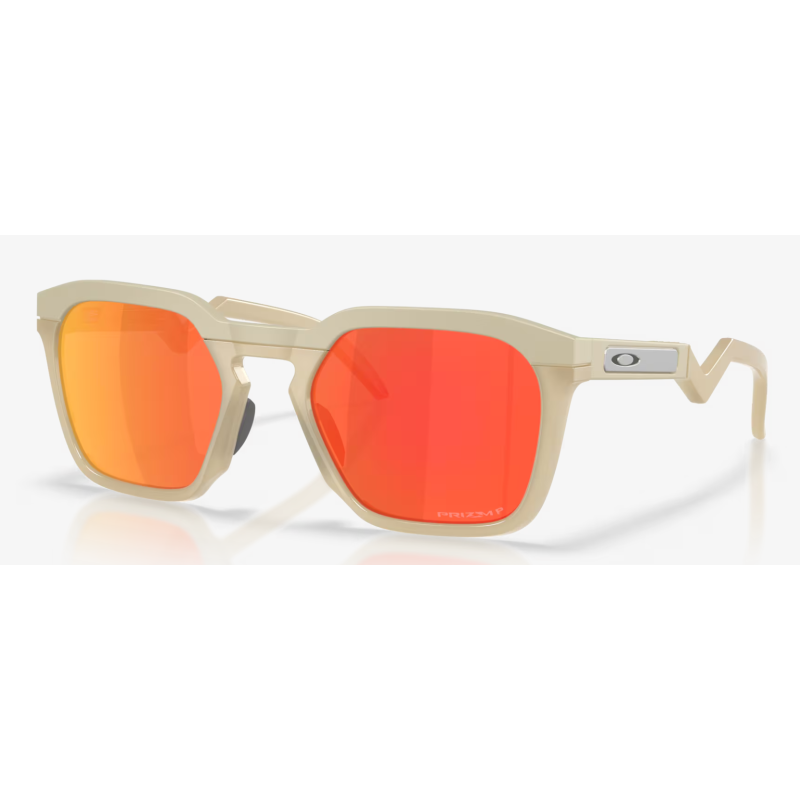 Oakley Hstn SQ Matte Sand lentes Prizm Ruby Polarized OO9533-0554